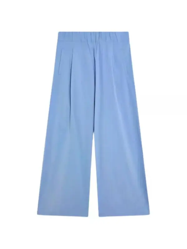 SEMICOUTURE Elasticated-waistband Trousers - Blue