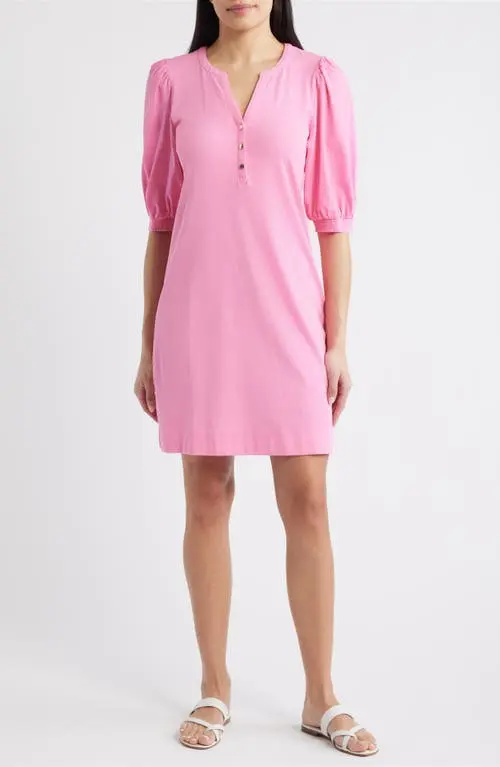 Lilly Pulitzer® Ronson Cotton Blend Mixed Media Dress - Confetti Pink