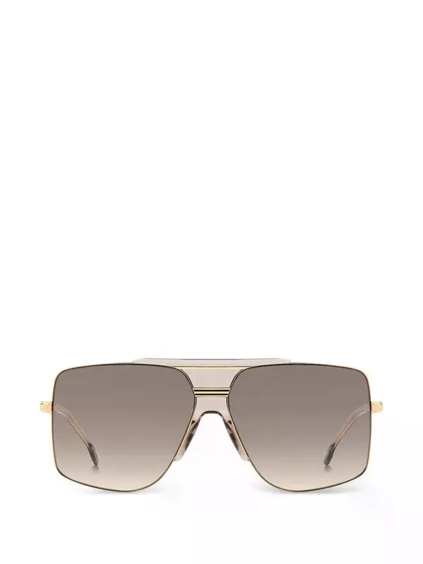 Victoria Beckham Pilot-frame Sunglasses - Gold