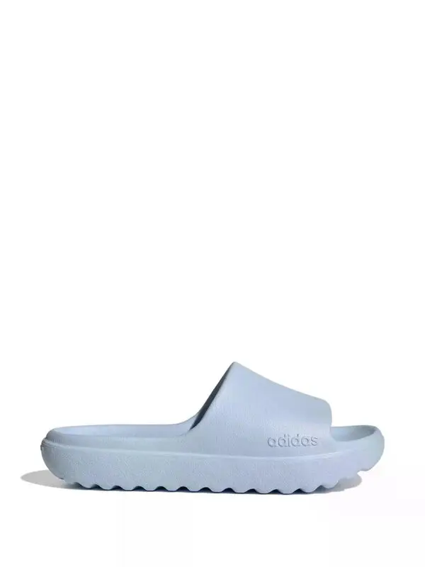 Adidas Adilette Lumia Platform Slides - Blue