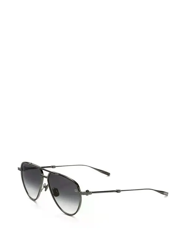 Valentino Garavani Logo-detail Pilot Sunglasses