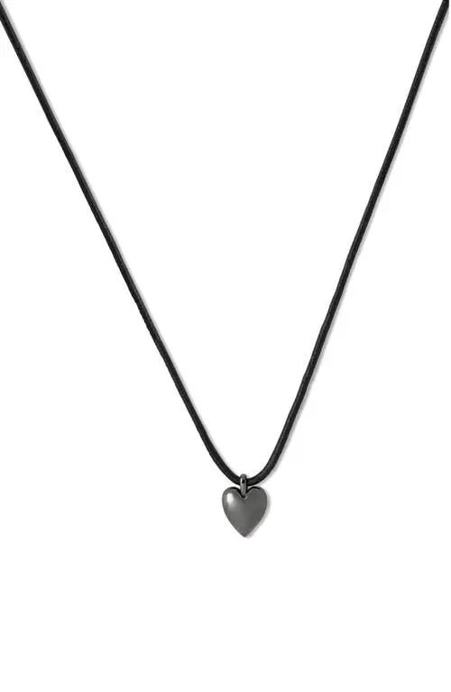 JENNIFER FISHER Puffy Heart Cord Choker Necklace