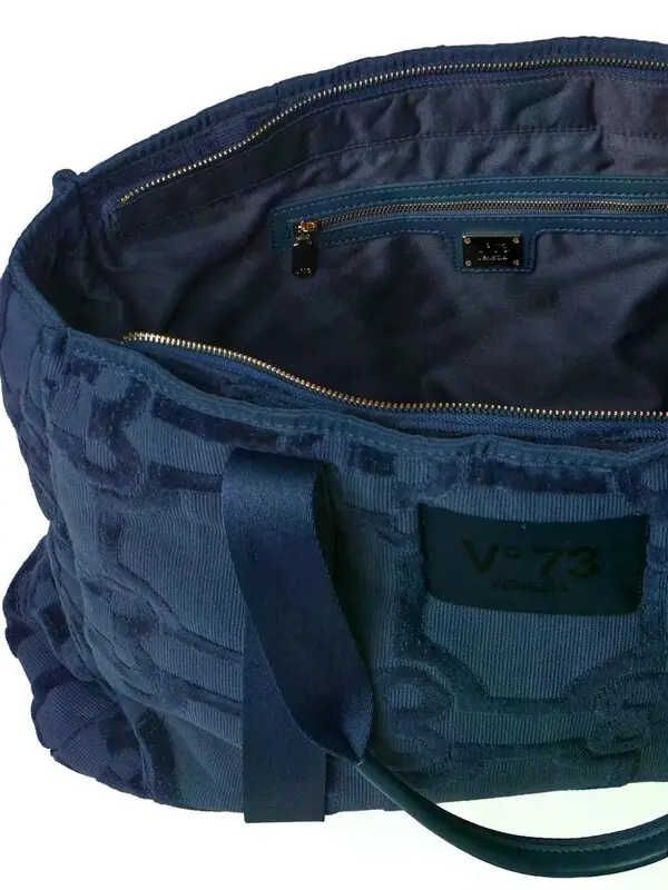 V°73 Geometric Pattern Tote Bag
