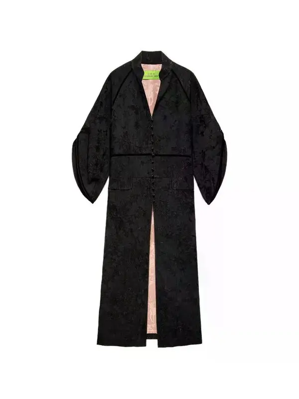 Shanghai Tang Floral Buttoned Coat