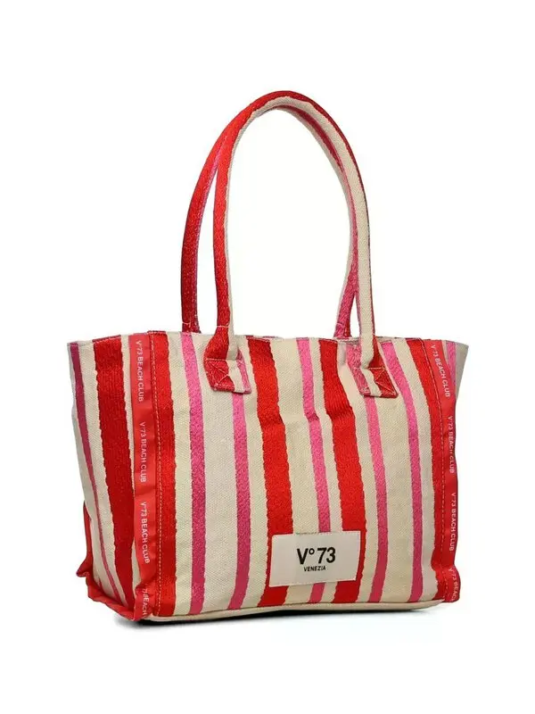 V°73 Striped Shoulder Bag - Red