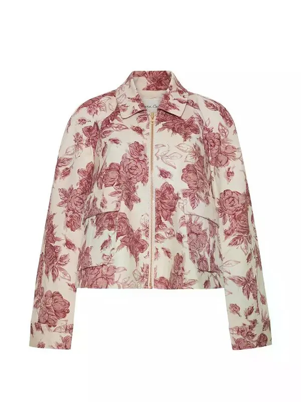 Cara Cara Floral Cropped Jacket