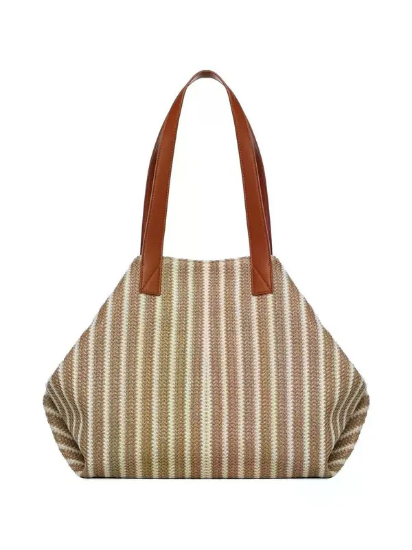 V°73 Striped Shoulder Bag - Neutrals