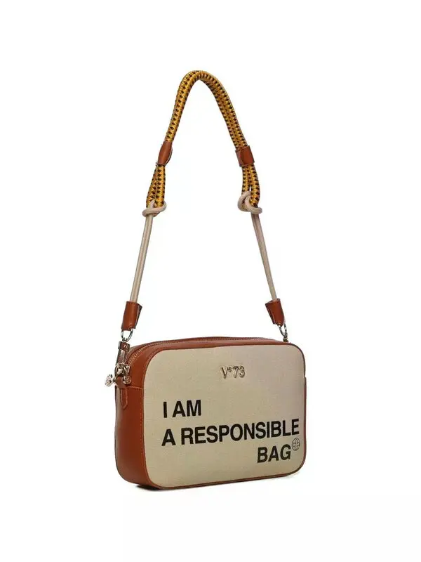 V°73 Logo Print Shoulder Bag