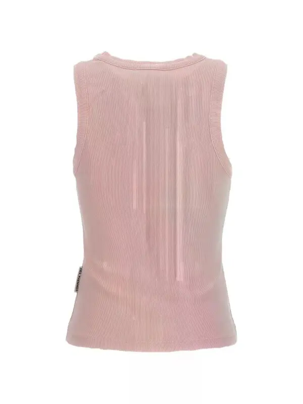 DES_PHEMMES Ribbon Embellishment Top - Pink