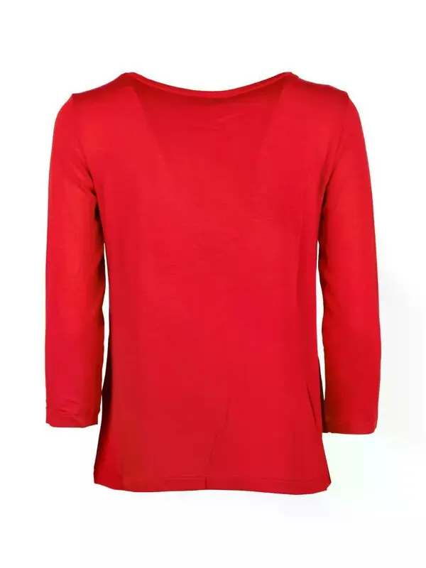 Marella Emme Boat-neck T-shirt - Red