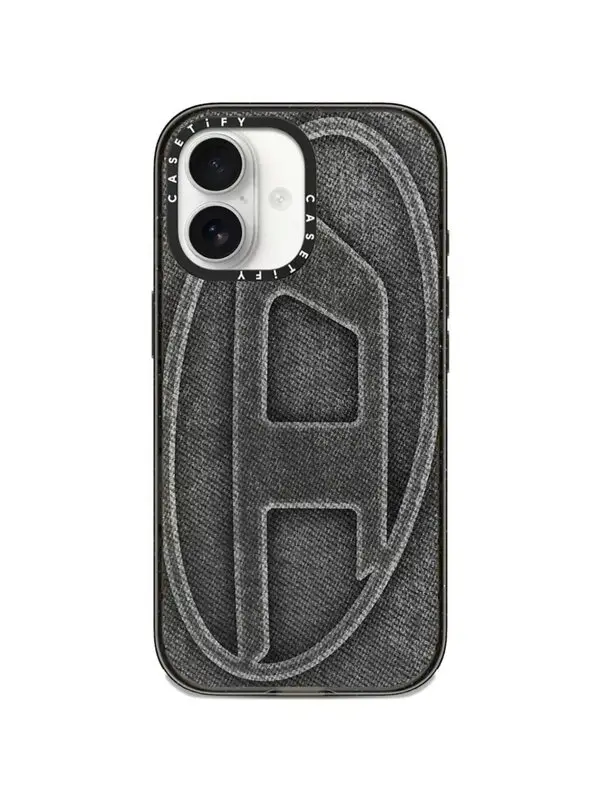 DIESEL® X Casetify 60537 Denim-effect Iphone 17 Case - Black