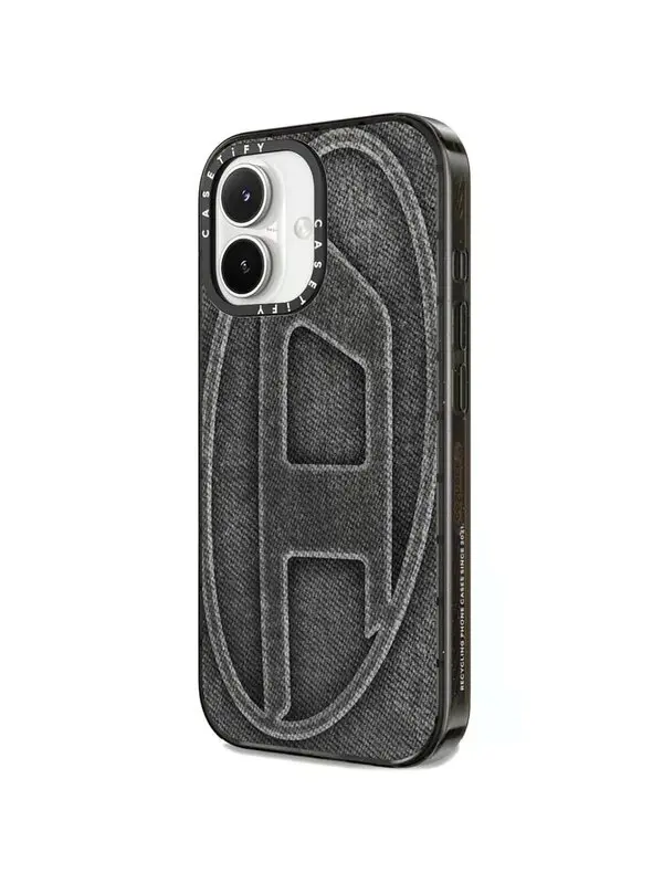 DIESEL® X Casetify 60537 Denim-effect Iphone 17 Case - Black