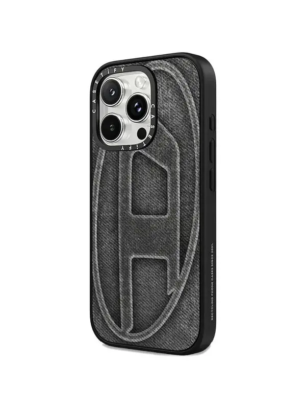 DIESEL® X Casetify 60576 Denim-effect Iphone 16 Pro Max Case - Black