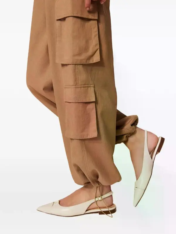 TWINSET Cargo Pants With Elasticated Waistband And Drawstring Hem