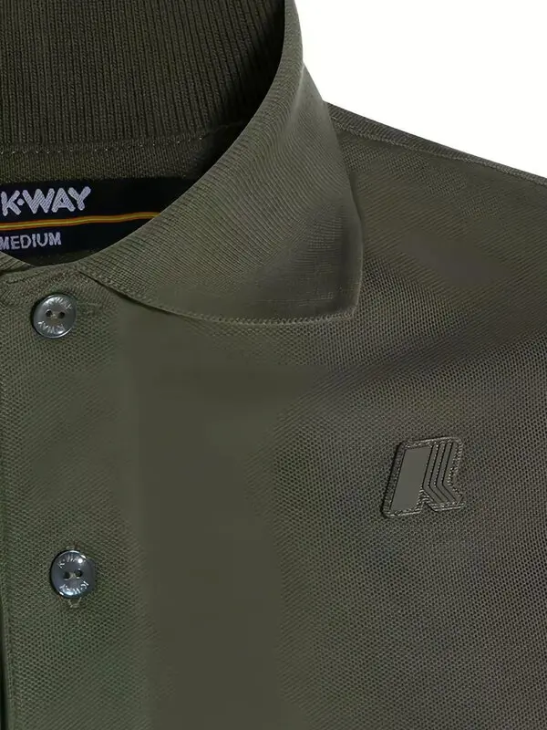 K-WAY Logo Polo Shirt - Green