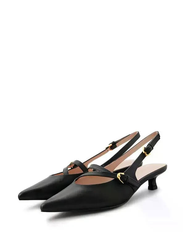 COCCINELLE Point-toe Slingback Pumps - Black