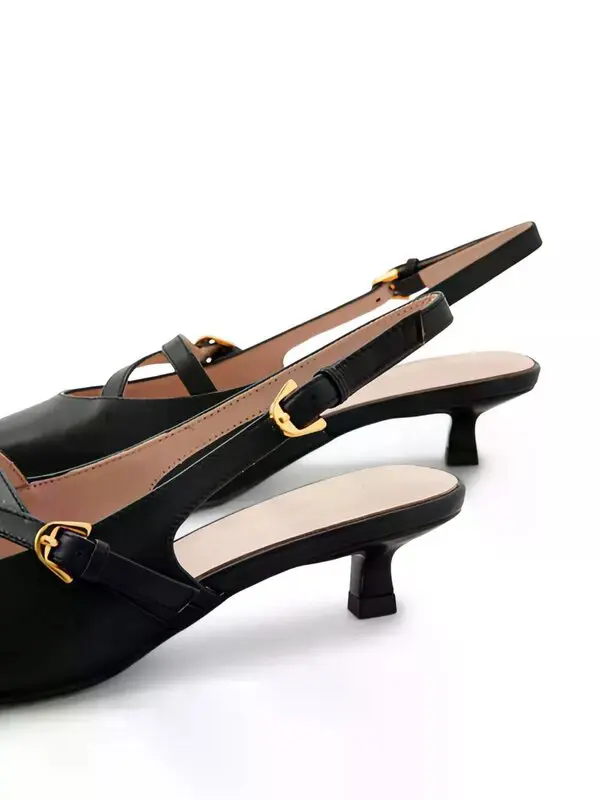 COCCINELLE Point-toe Slingback Pumps - Black