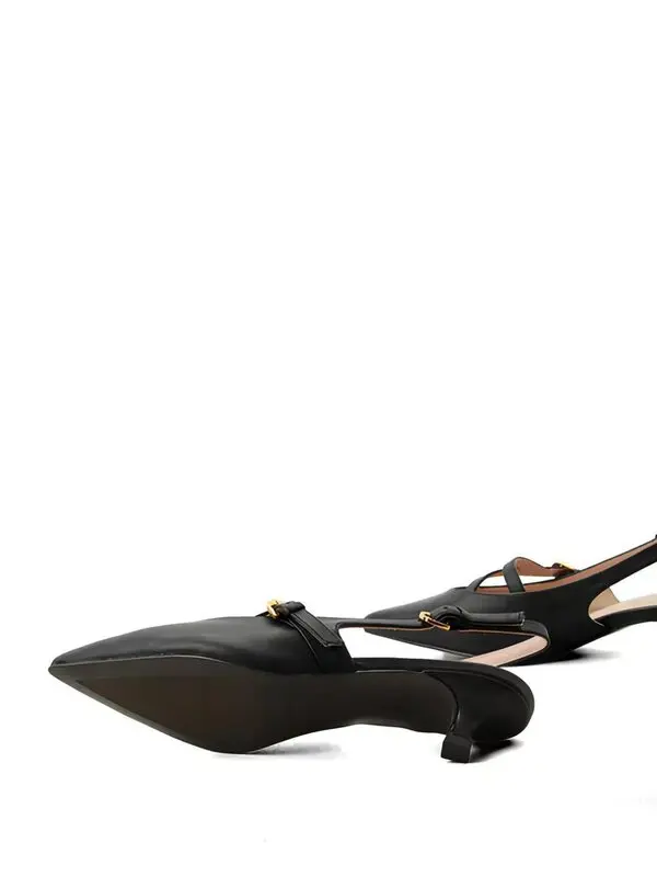 COCCINELLE Point-toe Slingback Pumps - Black