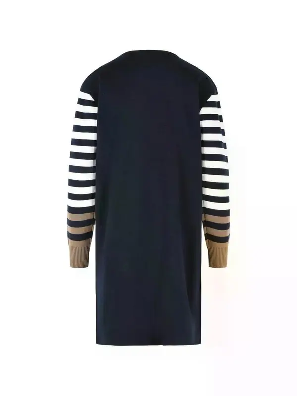 Max Mara Striped-sleeves Wool Sweater Dress