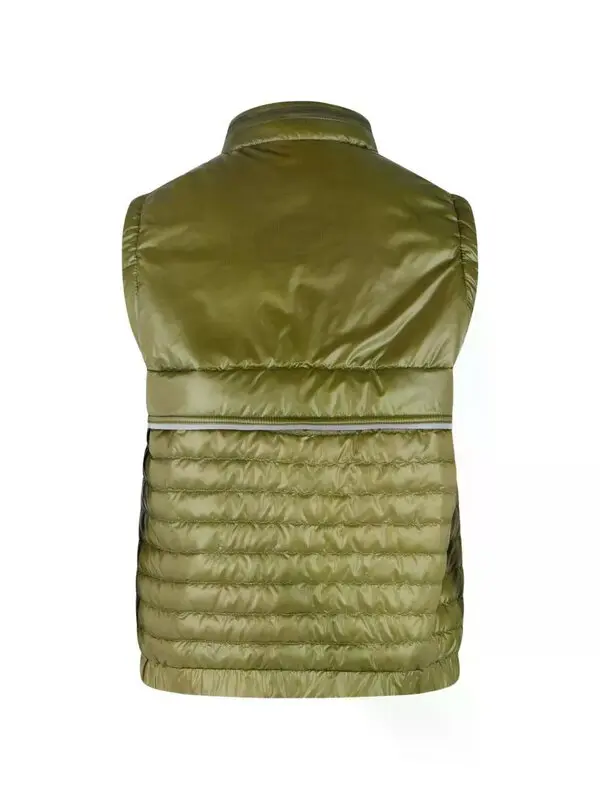 Moncler Padded Buttoned Gilet - Green