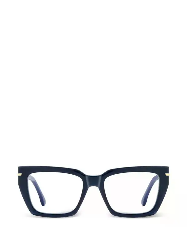 Victoria Beckham Square-frame Glasses - Blue