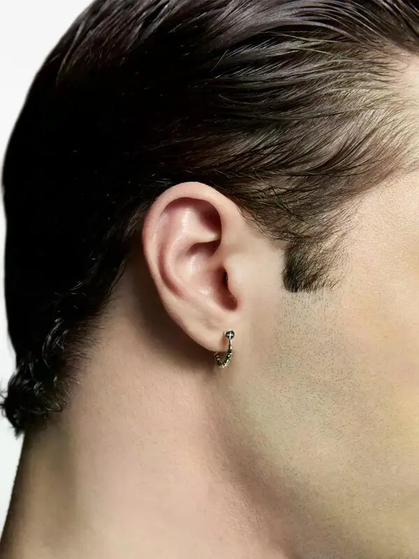 Mateo Screw Hoop Earring