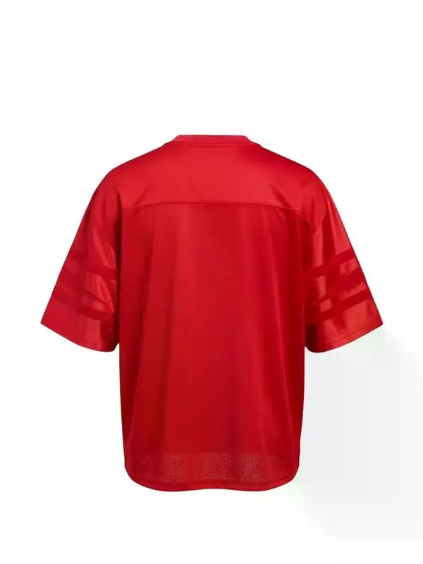 Rhude Graphic Print Football T-shirt - Red