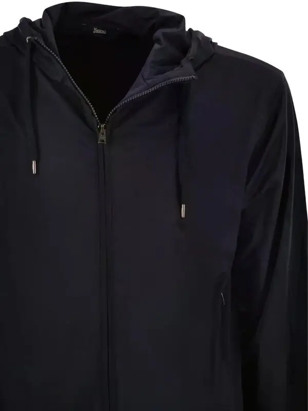Herno Zip-fastening Hooded Jacket - Blue