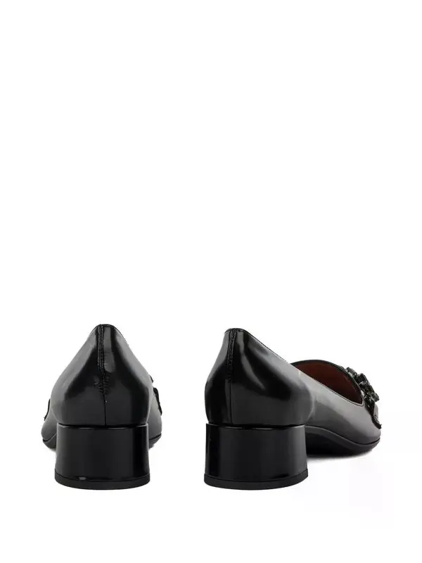 Status Pointed Leather Pumps