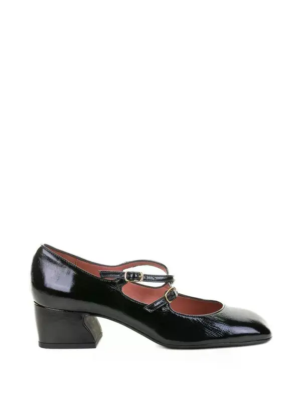 Status Buckled Leather Pumps