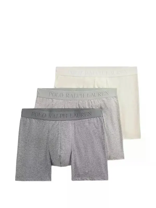 Polo Ralph Lauren Embossed-logo Boxers - Grey