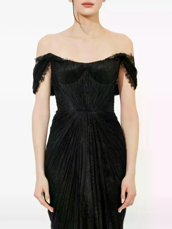 IRIS SERBAN Iolanda Off-shoulder Maxi Dress