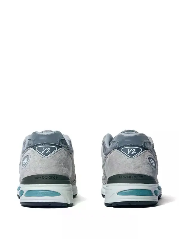NEW BALANCE 991v2 Logo-patch Sneakers