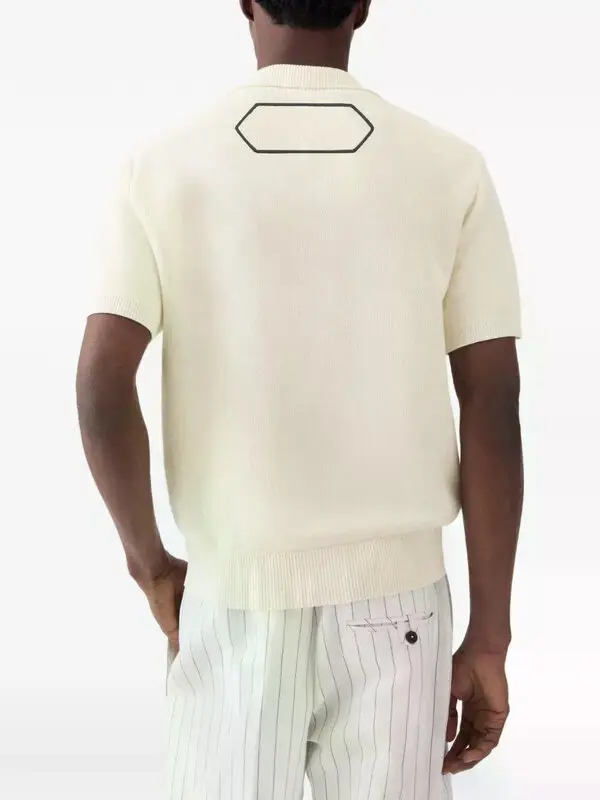 Jacquemus The J Knit Polo Shirt - Neutrals