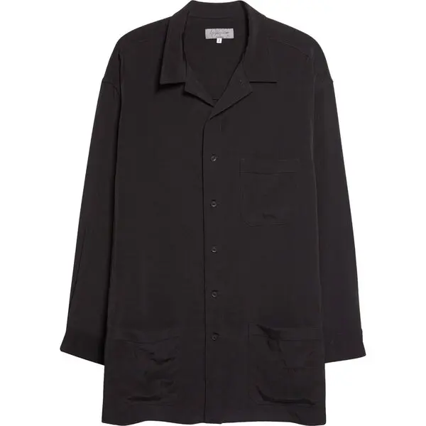 Yohji Yamamoto Oversize Button-up Shirt - Black
