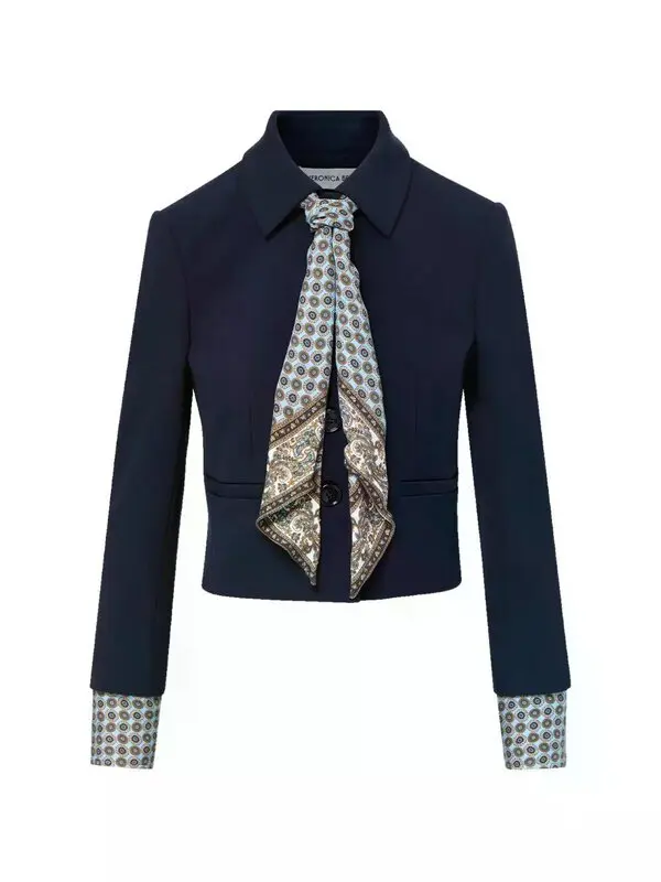 Veronica Beard Pattern-cuff Jacket