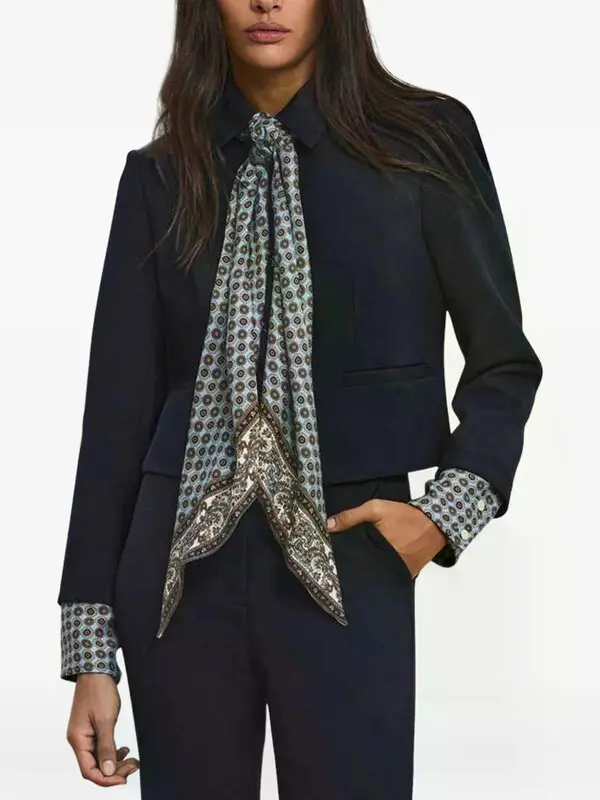 Veronica Beard Pattern-cuff Jacket