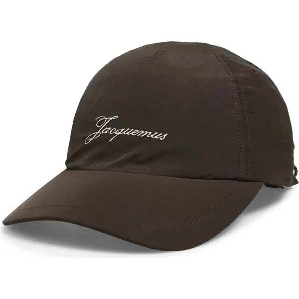 Jacquemus La Casquette Baluchon Baseball Cap - Dark Brown