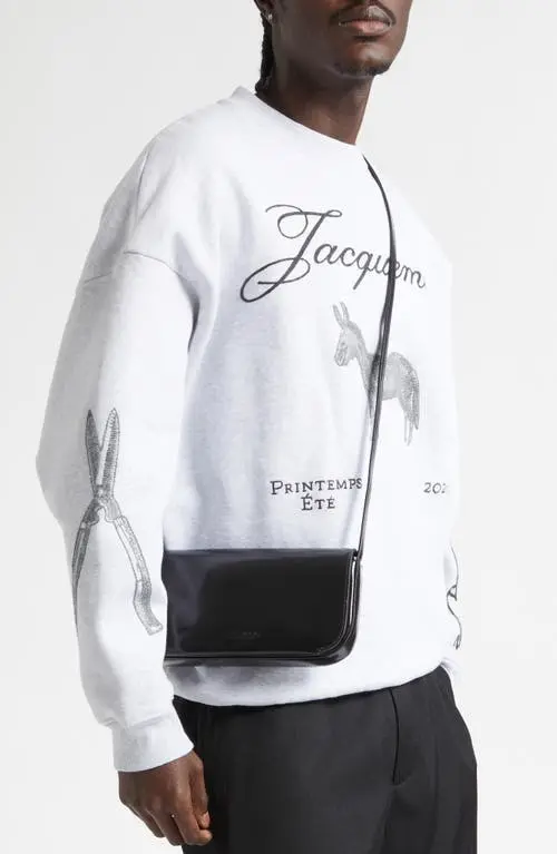 Jacquemus Le Curvo Leather Crossbody Bag