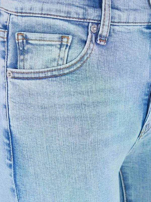 FRAME Belt-loop Five-pocket Jeans - Blue