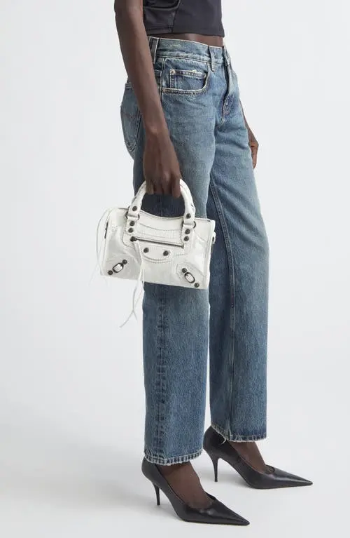 Balenciaga Mini Le City Brogue Bag