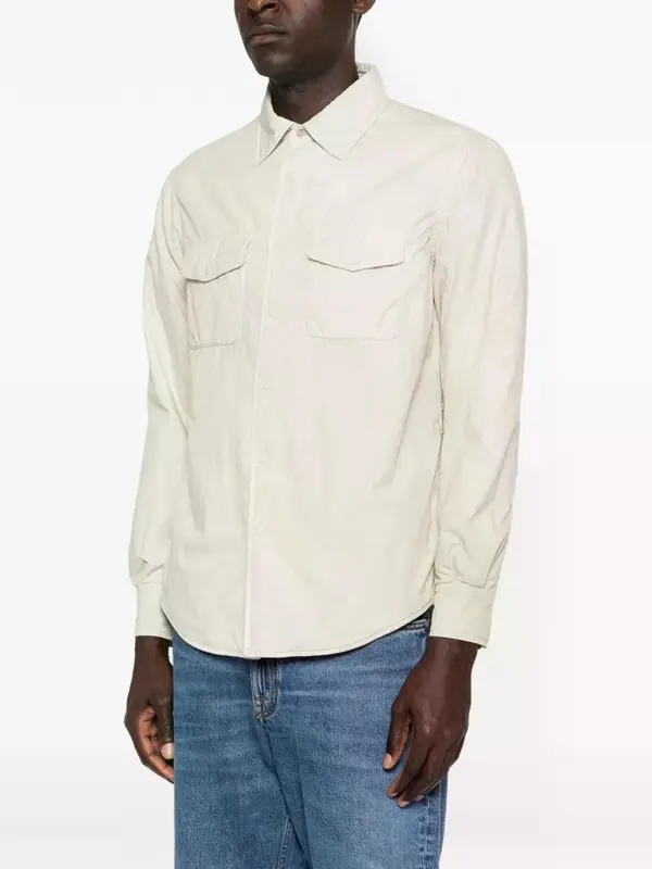 Aspesi Mod. 13 Flap-pocket Shirt - Neutrals