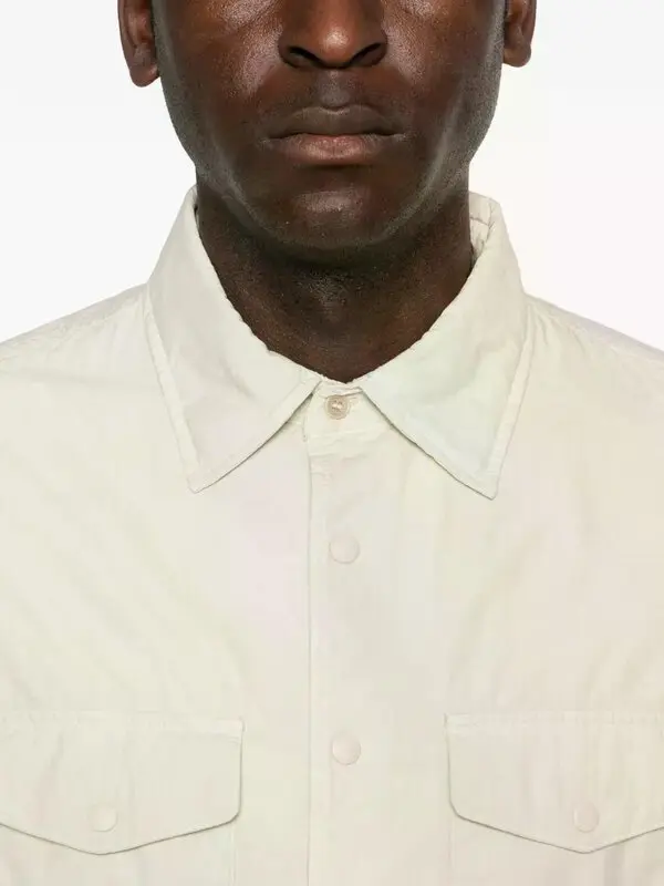 Aspesi Mod. 13 Flap-pocket Shirt - Neutrals