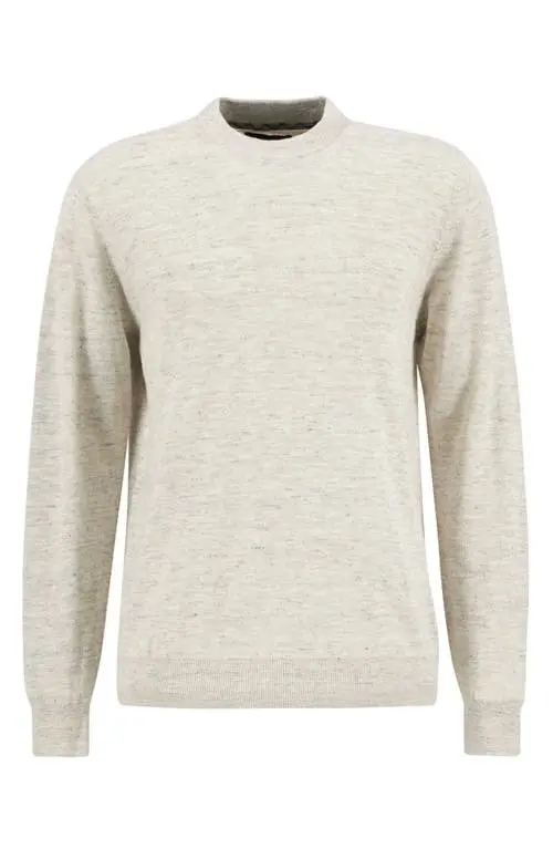 Barbour Flaxby Linen Blend Crewneck Sweater