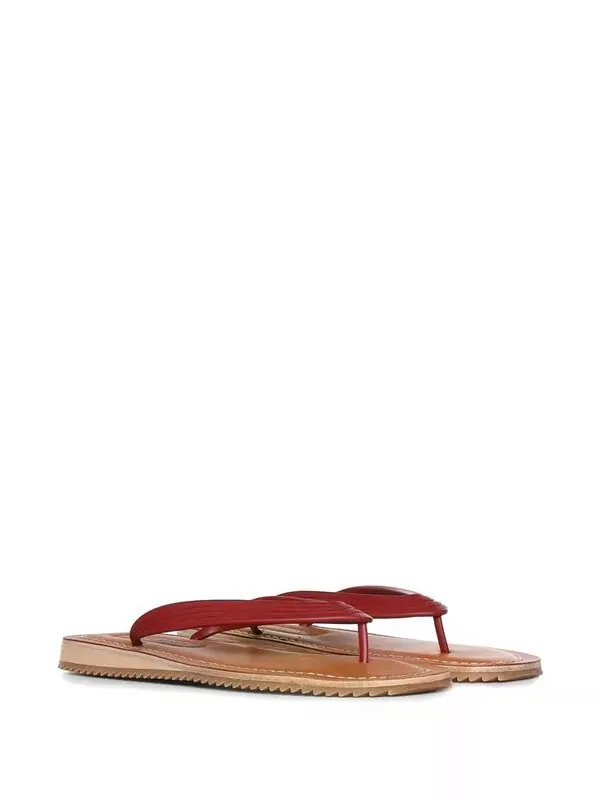 Miu Miu Ribbed Thong Sandals