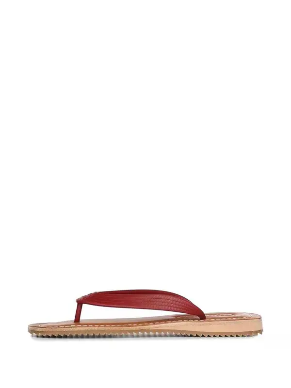 Miu Miu Ribbed Thong Sandals