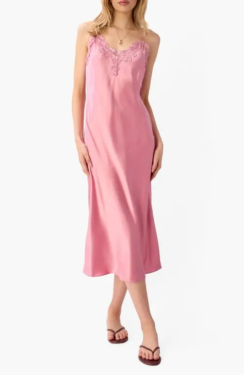 Cami Nyc Isabeau Midi Slip Dress - Rosebud