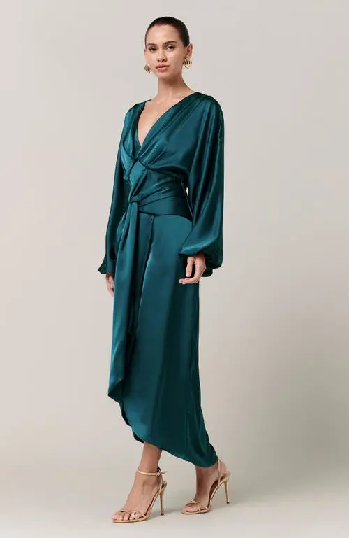 SAVEL Irena Midi Dress - Emerald