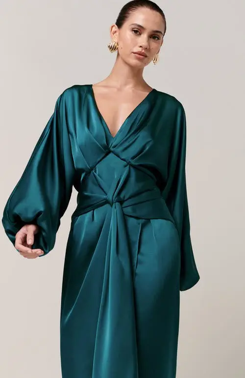 SAVEL Irena Midi Dress - Emerald