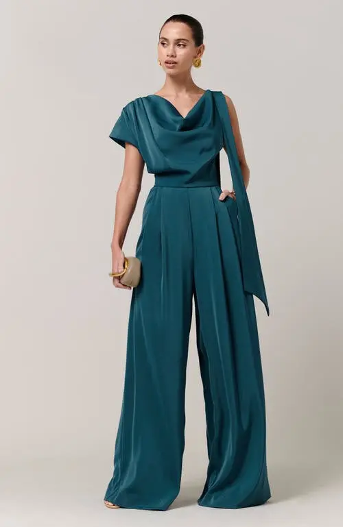 SAVEL Erica Wide Leg Jumpsuit - Teal